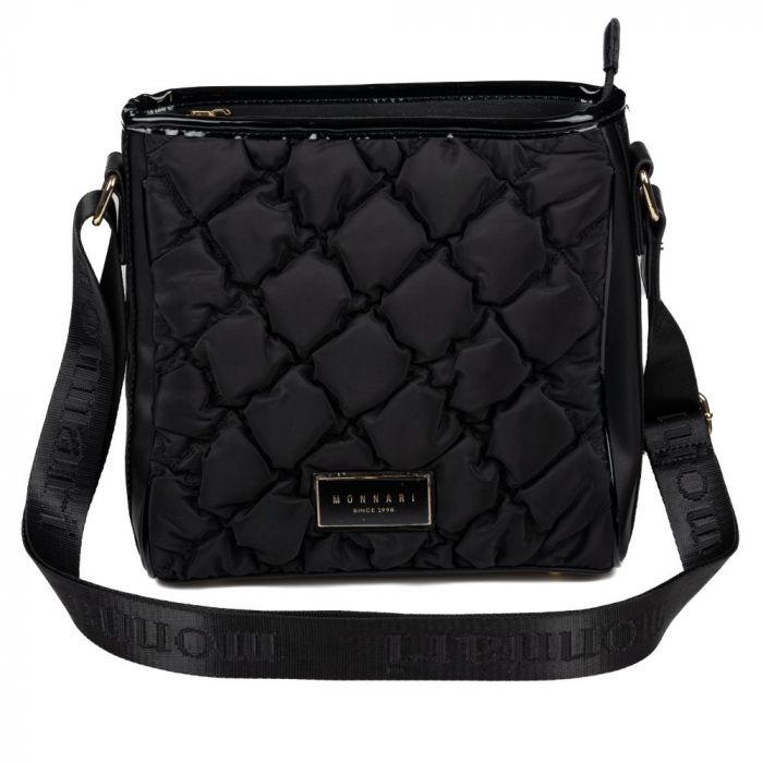 Torebka damska Monnari listonoszka pikowana czarna
